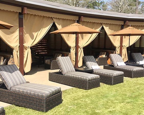 Deluxe Cabanas - The Woodlands Resort