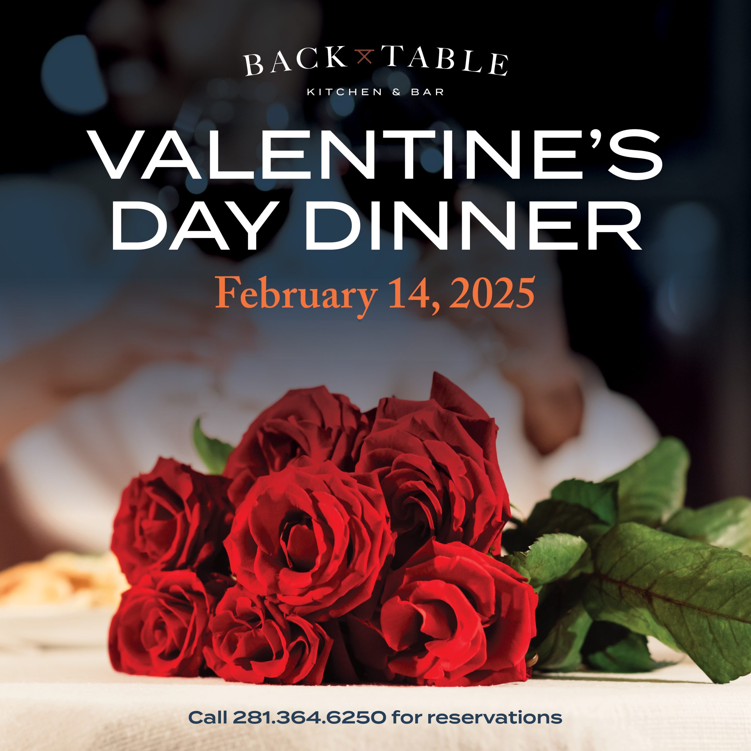Valentine’s Dinner at Back Table
